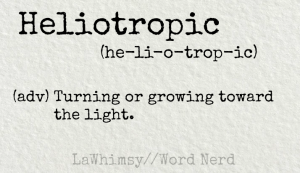 Word Nerd: Heliotropic – Lawhimsy